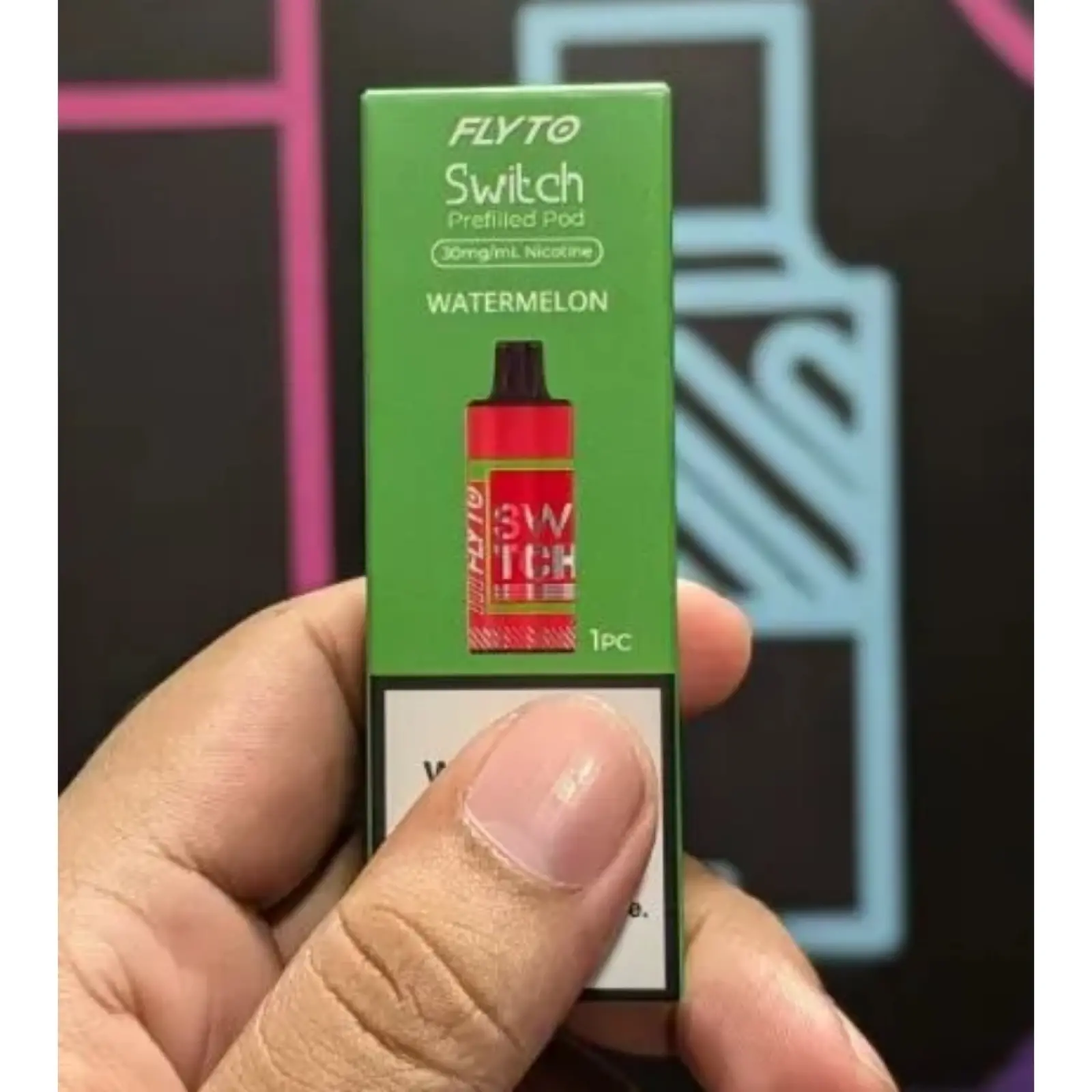 FlyTo Switch 6000 Puffs Prefilled Cartridge Watermelon (only Cartridge)