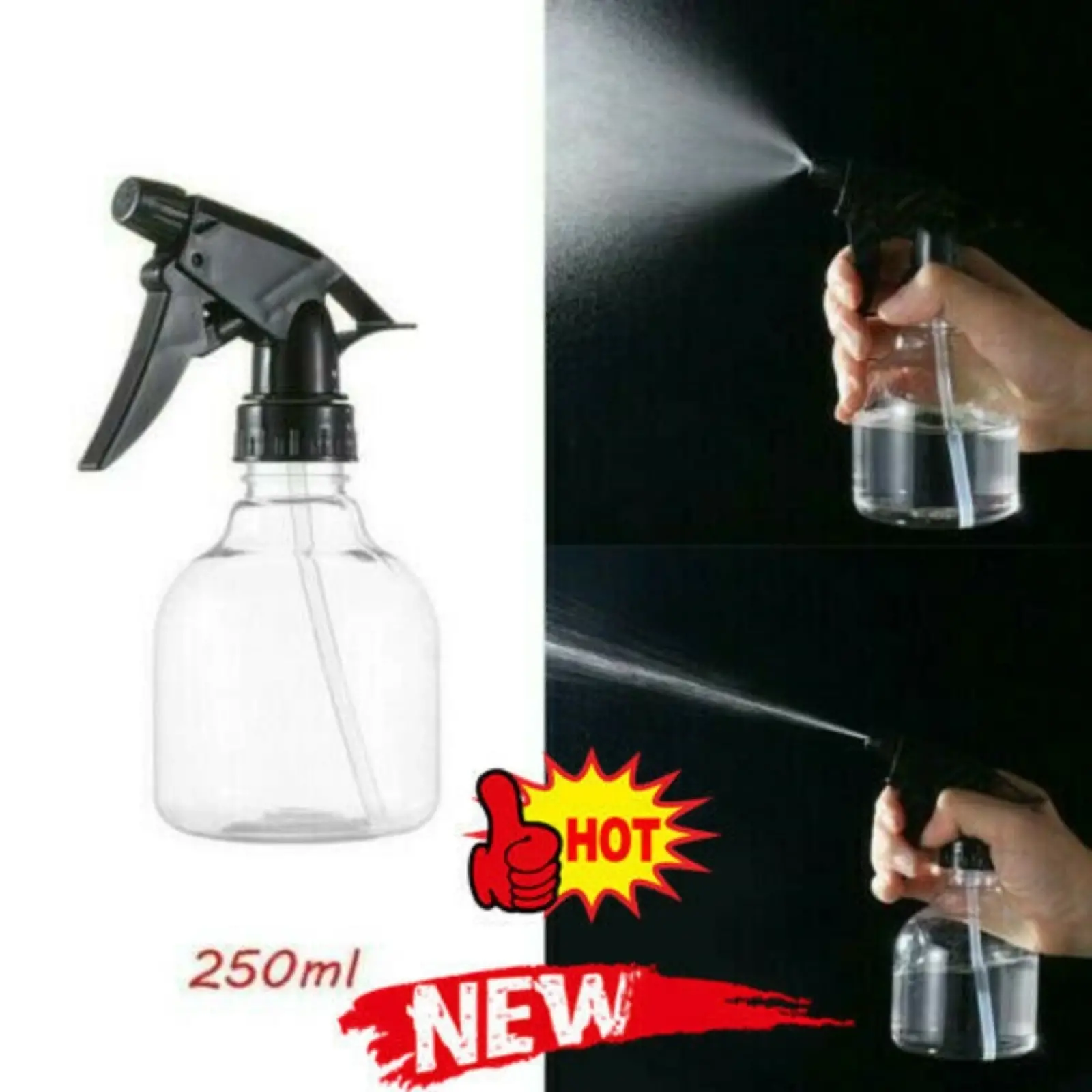 250ml Spray Bottle Salon Hairdressing Barber Garden Hair Water