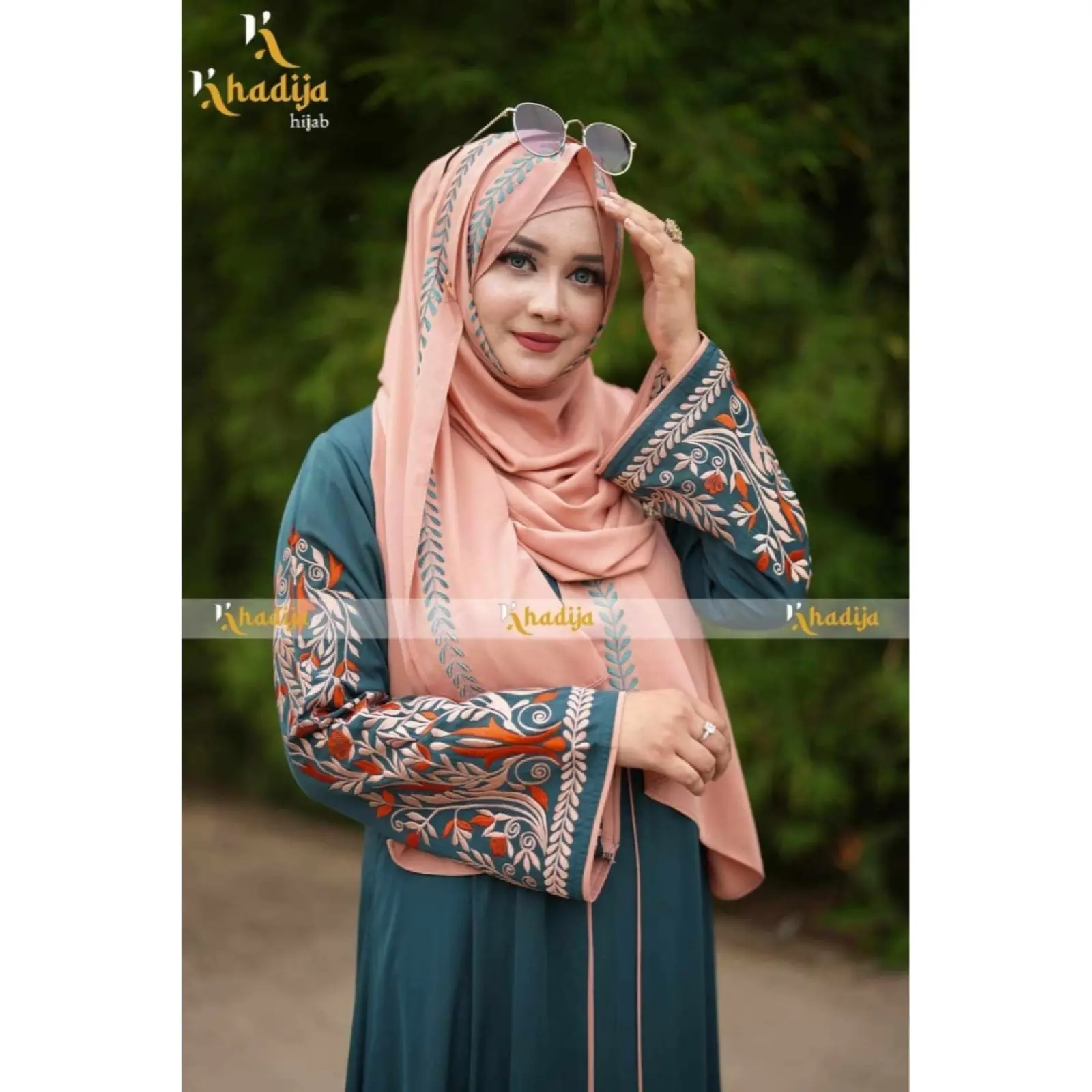 New Exclusive Trendy Sharika Borka With Embodary Hijab full set