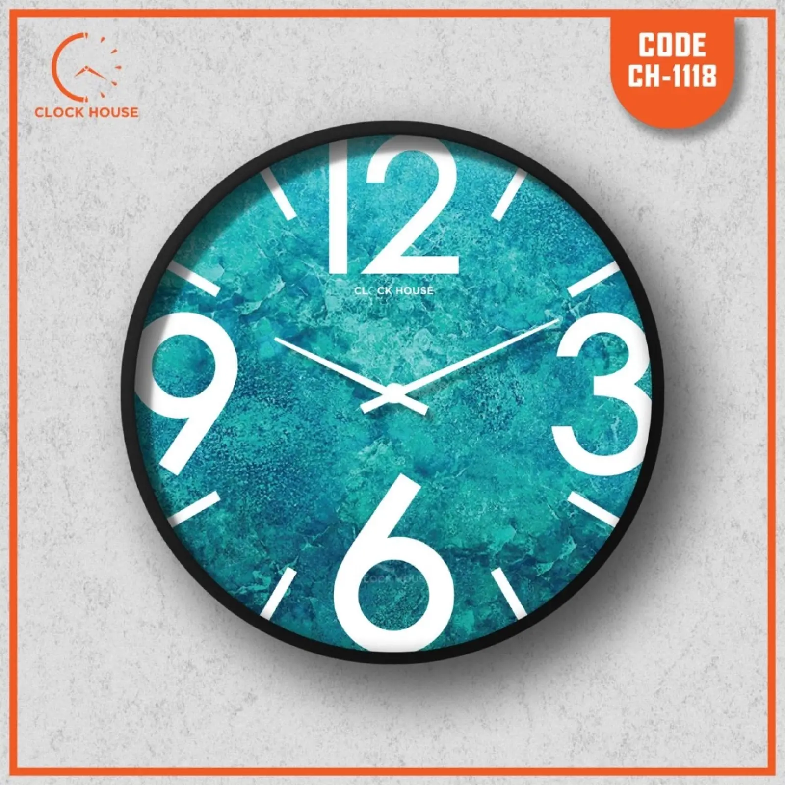 Clock House BD Classic Wall Clock Multicolor