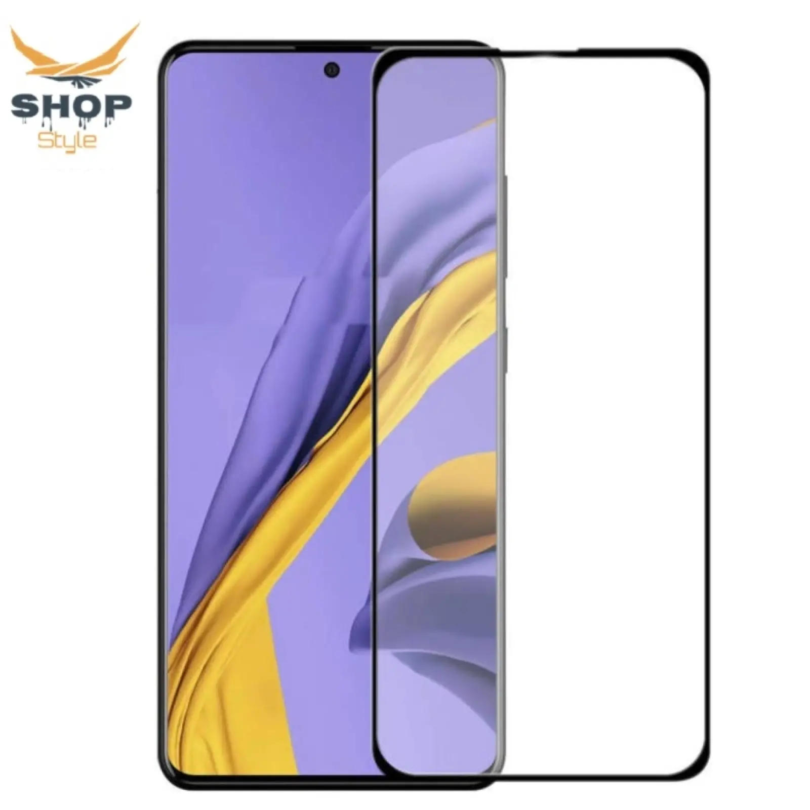 Samsung Galaxy A51 - 6D Full Cover Glass HD Clear Scratchproof Tempered ...