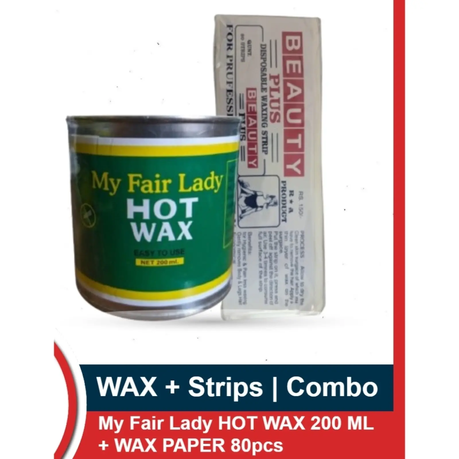 My Fair Lady hot Wax Easy To Use 200ml Body Hair Removal with WAX Paper ...