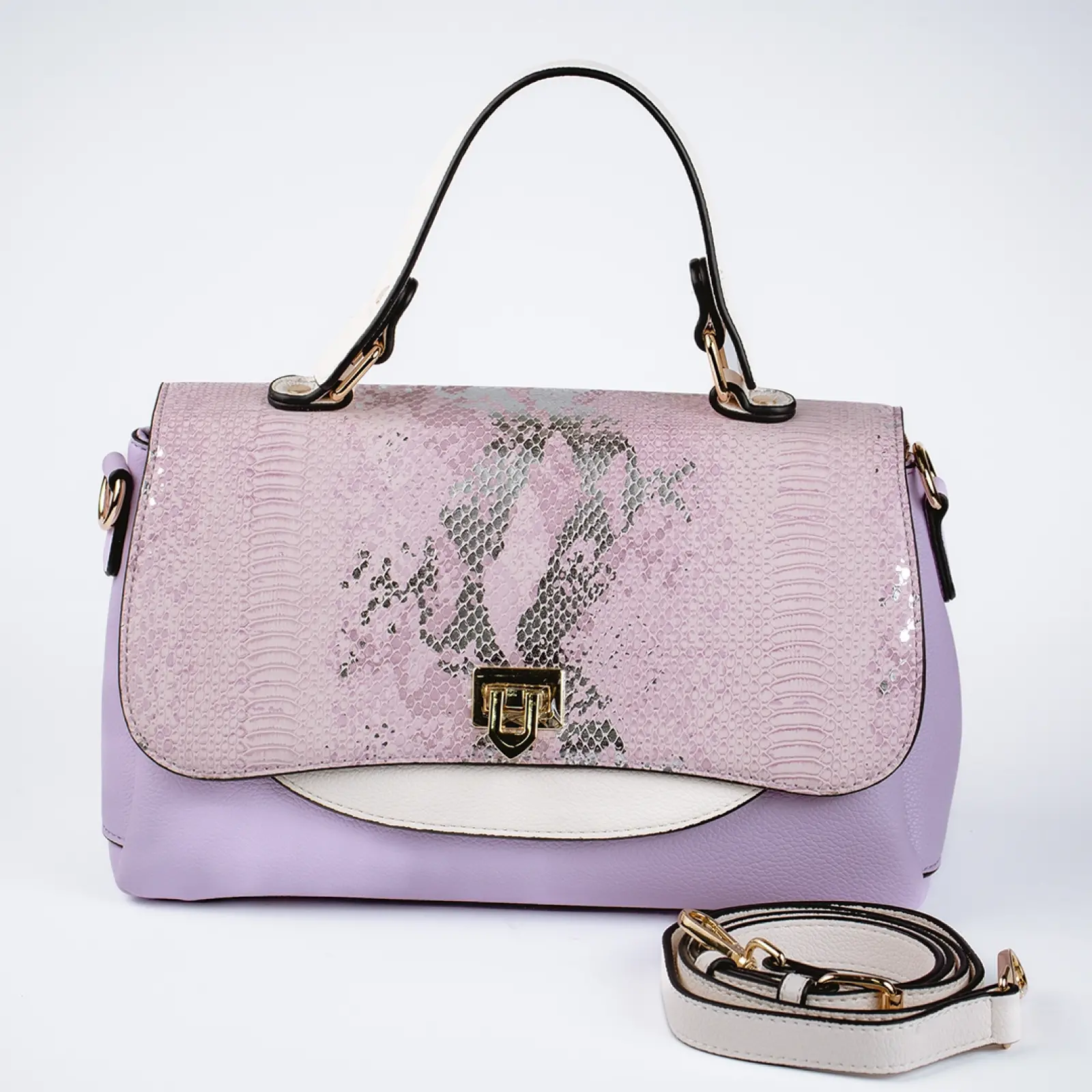Kelly Hand Bag-Purple