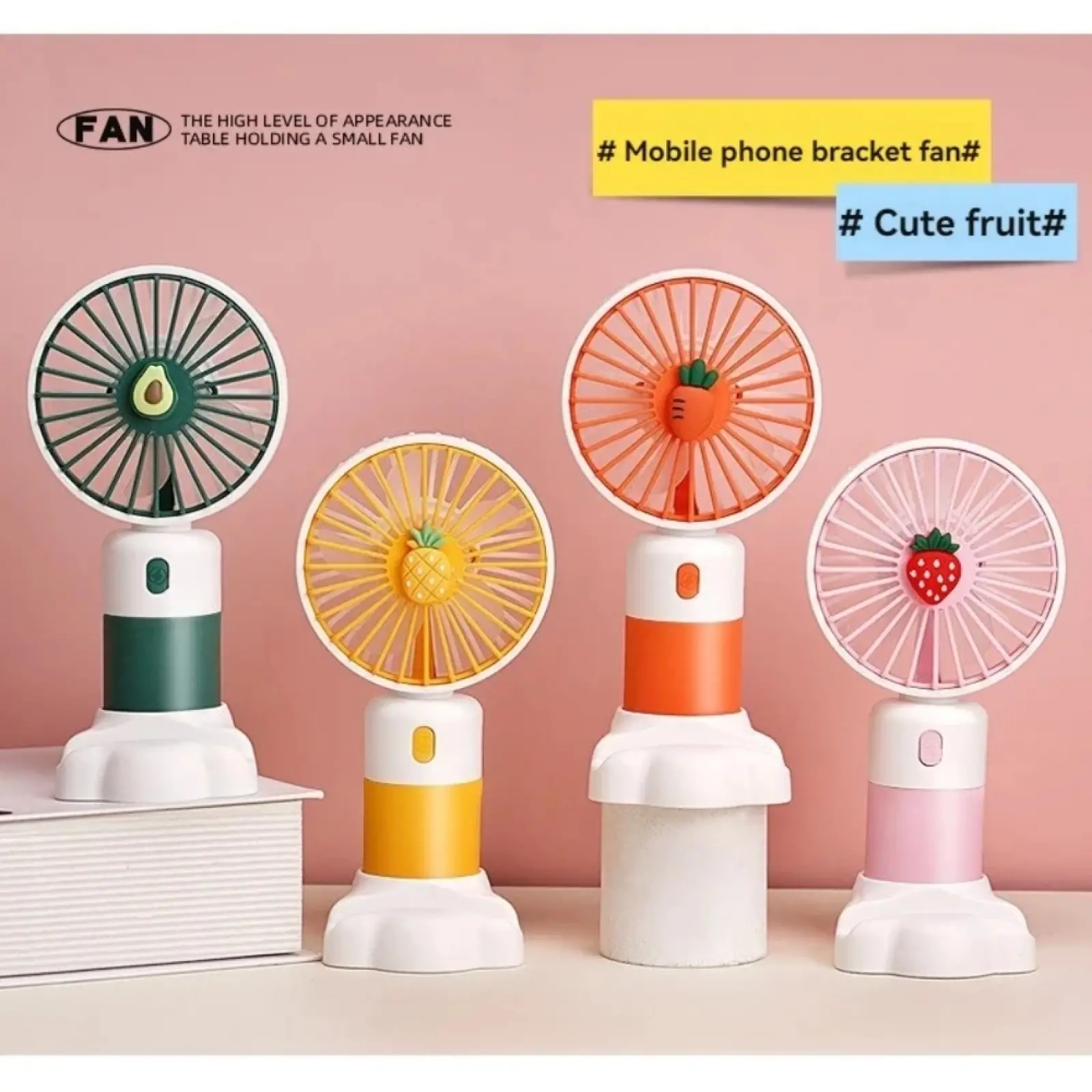 Convenient Quiet USB Mini Handheld Wind Power Fan for Kids Portable ...