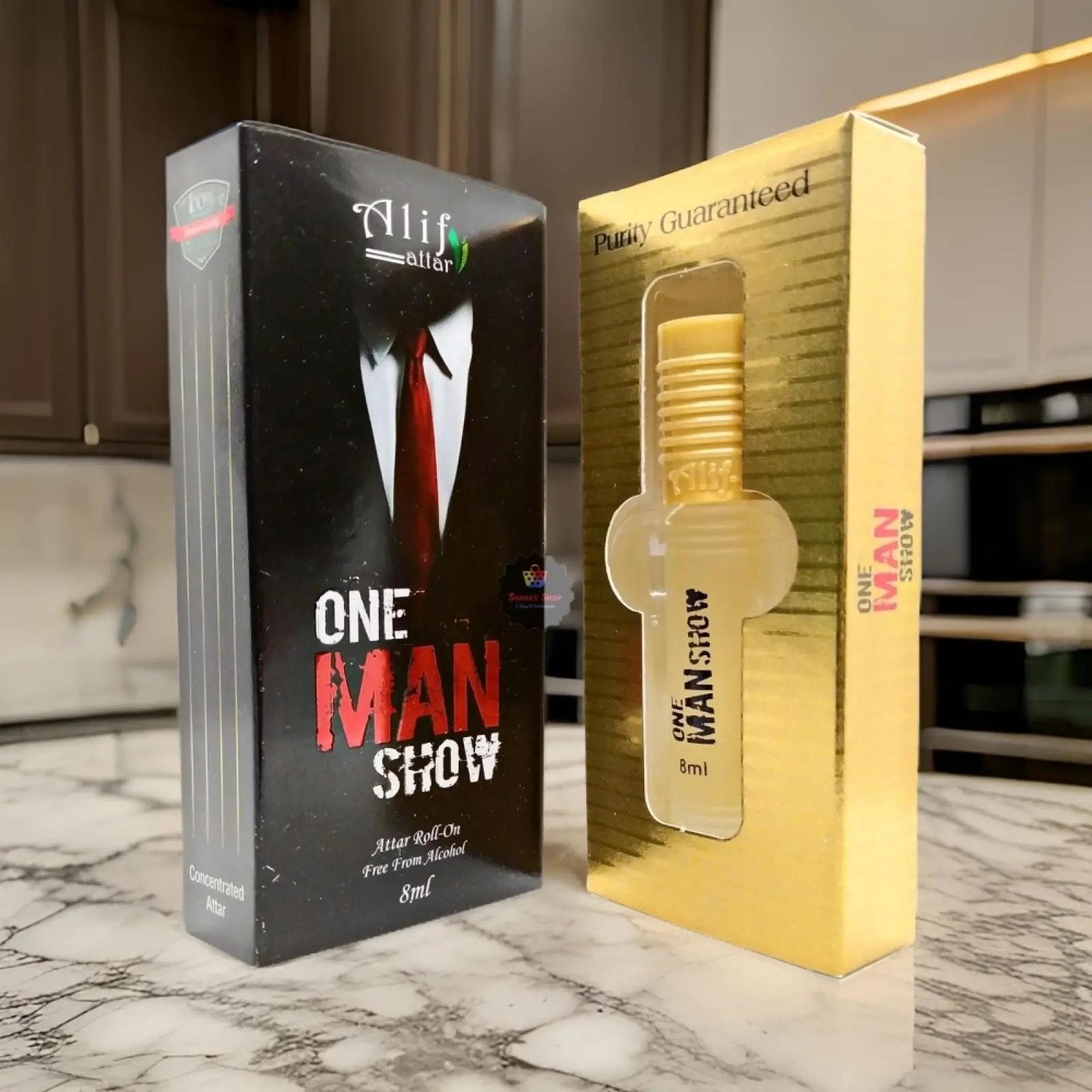 One Man Show By Alif Attar Long Lasting Roll On Non Alcoholic Perfume (Halal) - 8ml