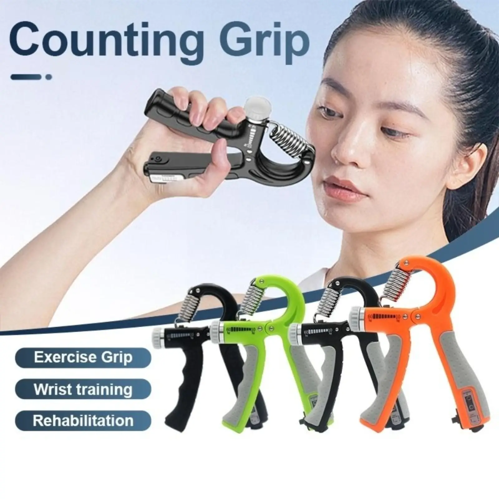 6-60Kg Adjustable Hand Grip Exerciser - Hand Grip - hand grip