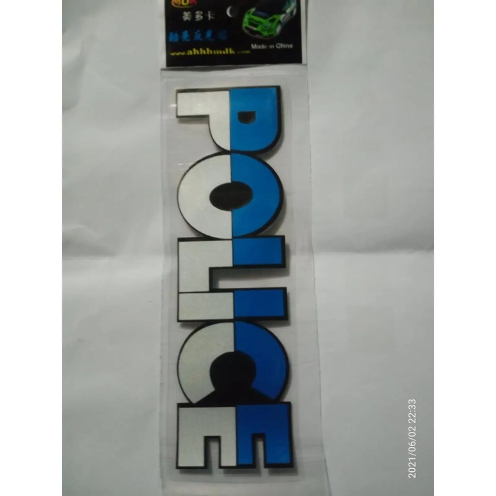 LOGO Reflective Emblem Decal Car Bike Sticker Logo (5x5 Inch)