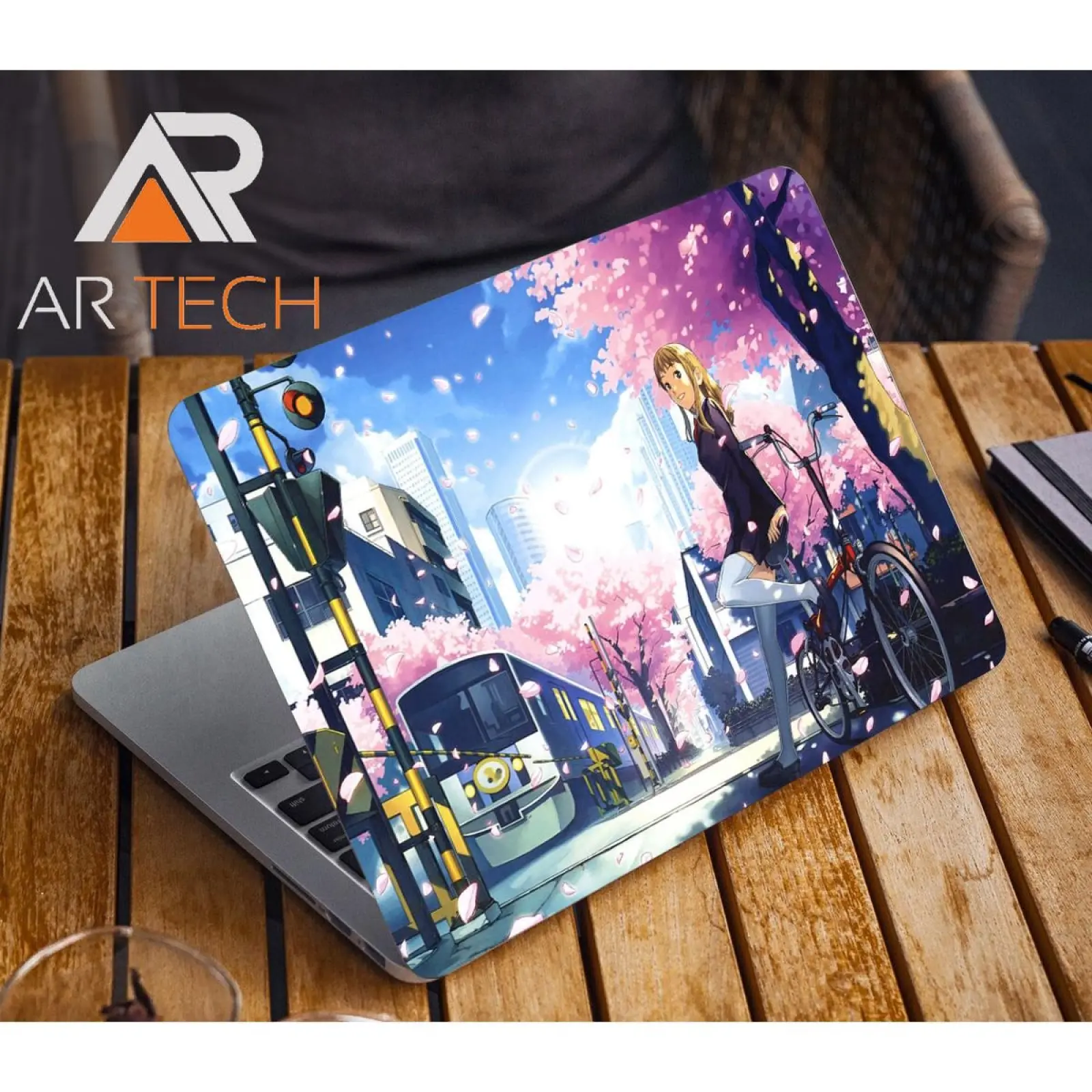 Beautiful Animie Girl Premium Laptop Sticker AR-5419