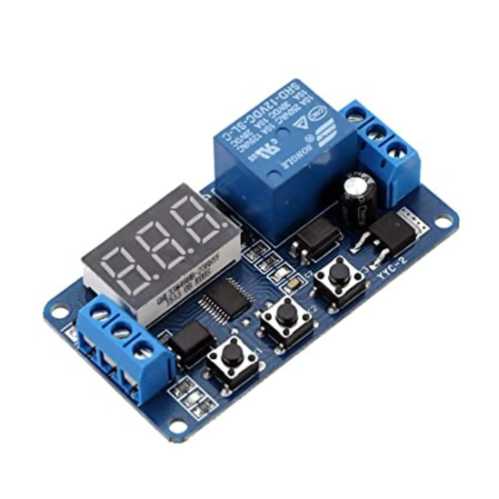 DC 6-30V LED Light Digital Time Relay Trigger Cycle Timer Switch Circuit Board Timing Control ...