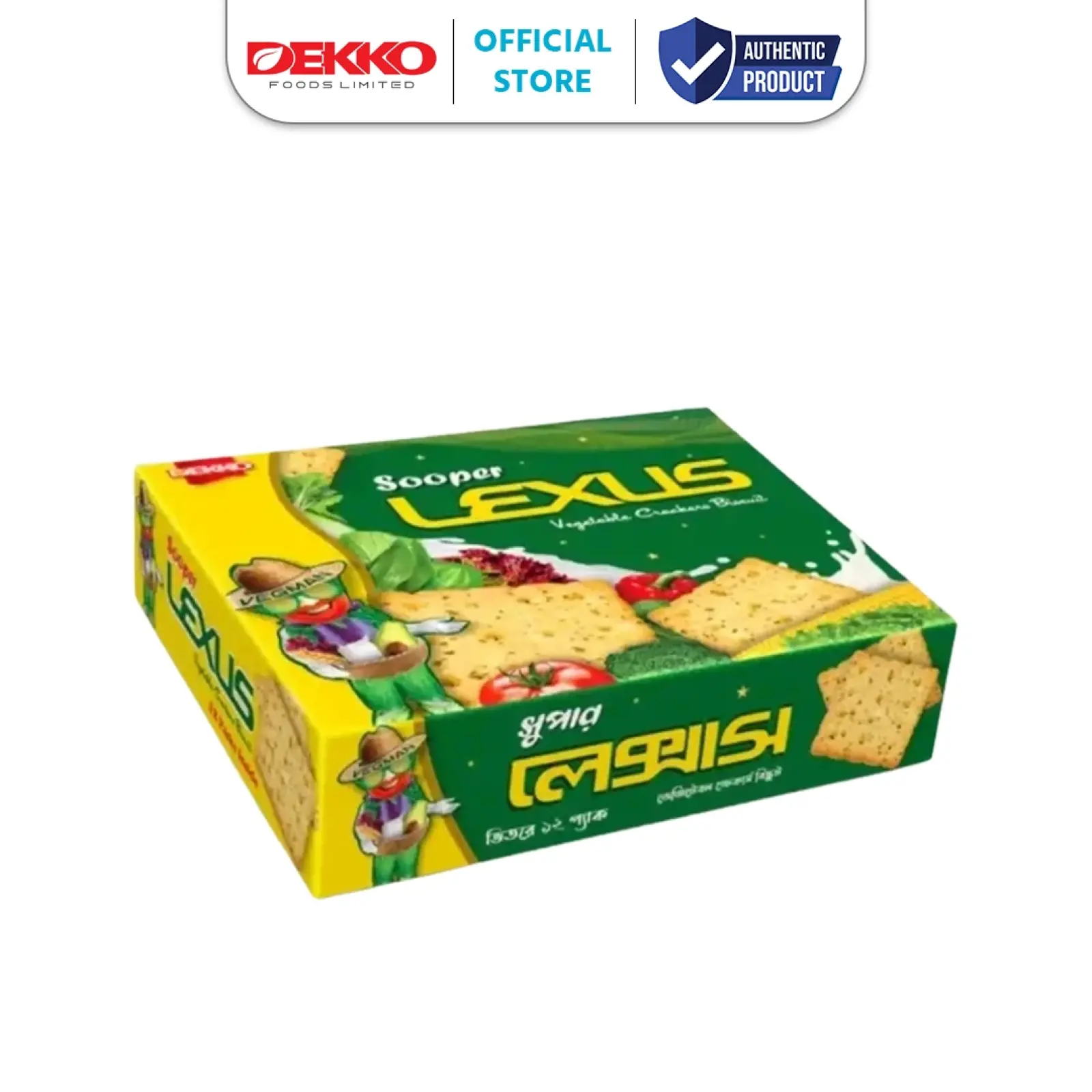 Dekko Super Lexus Vegetable Craker Biscuits 180g