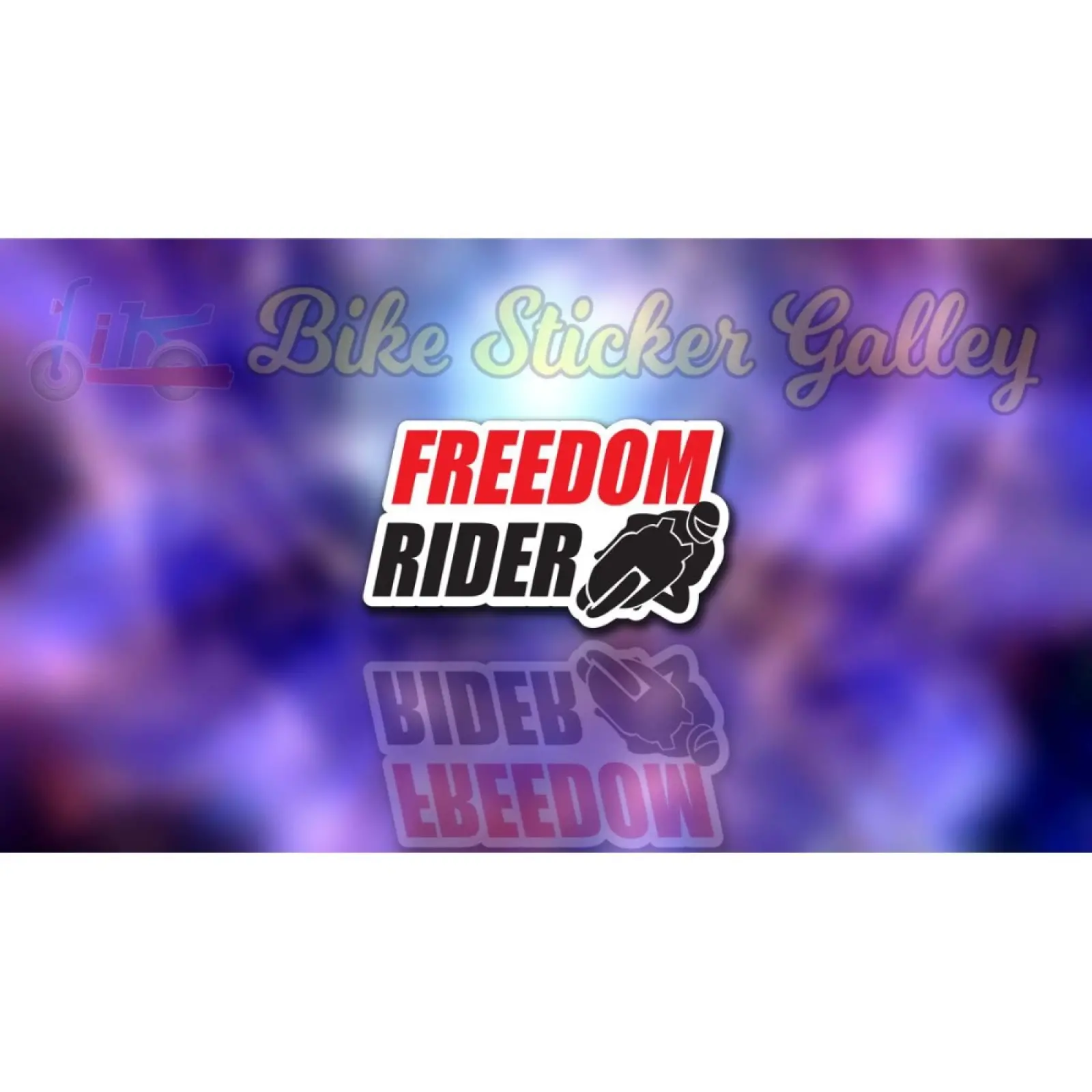 Bike Sticker- Freedom_Rider (Waterproof & Premium quality)/Bike_Sticker ...