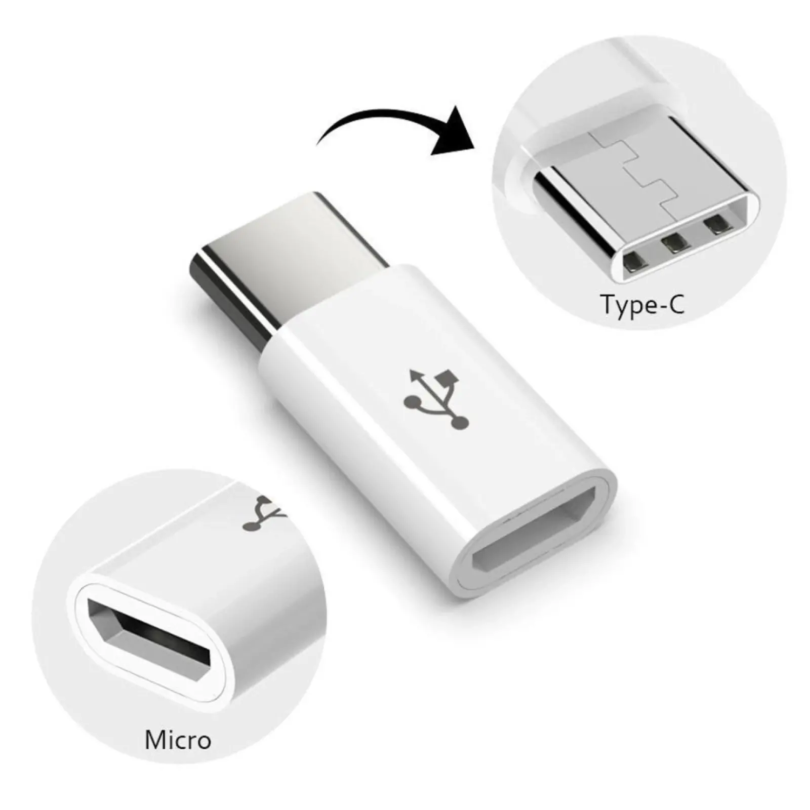 Type C Micro USB Converter Adapter Male To Female