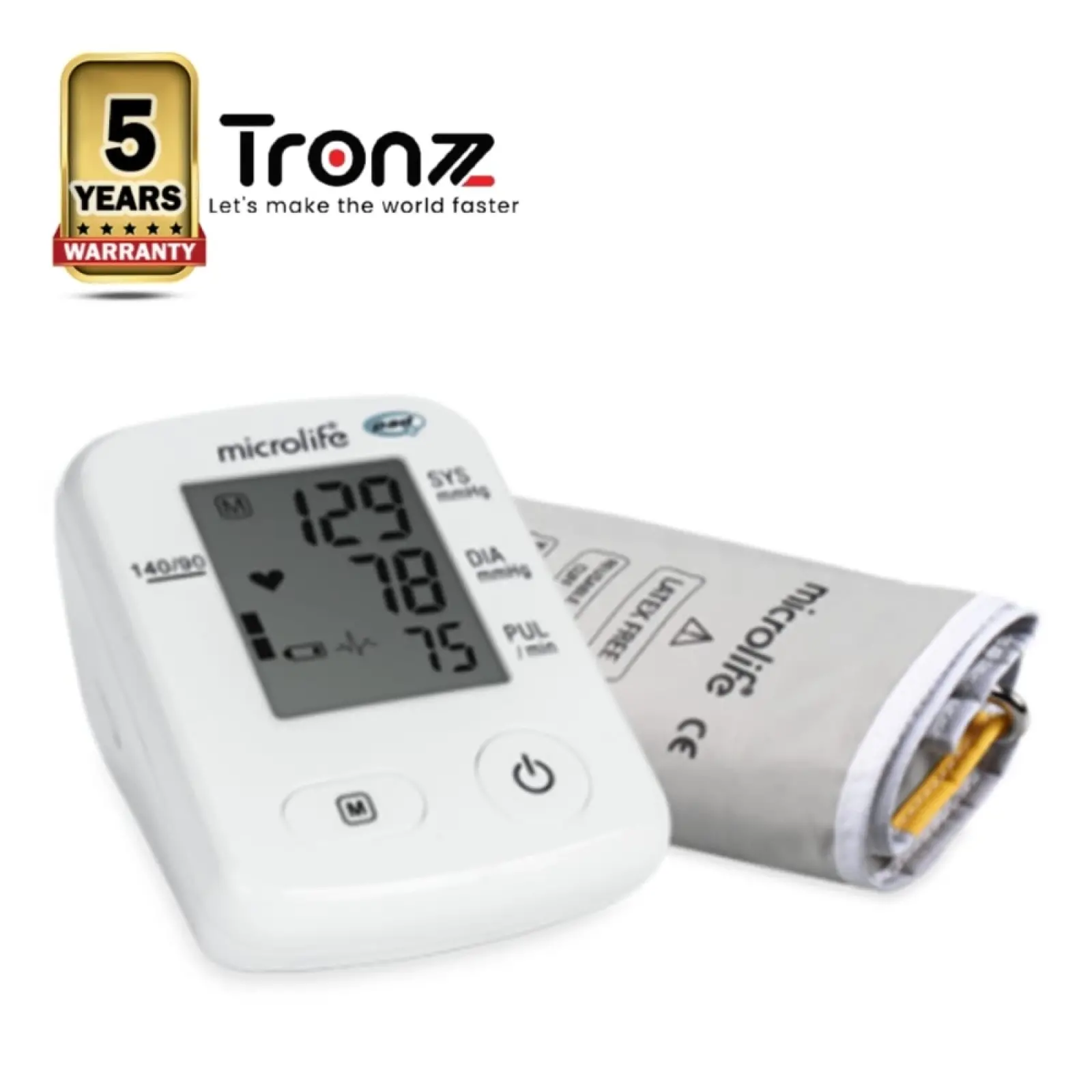 Swiss Microlife A2 Classic Upper Arm Digital Blood Pressure Monitor Set ...