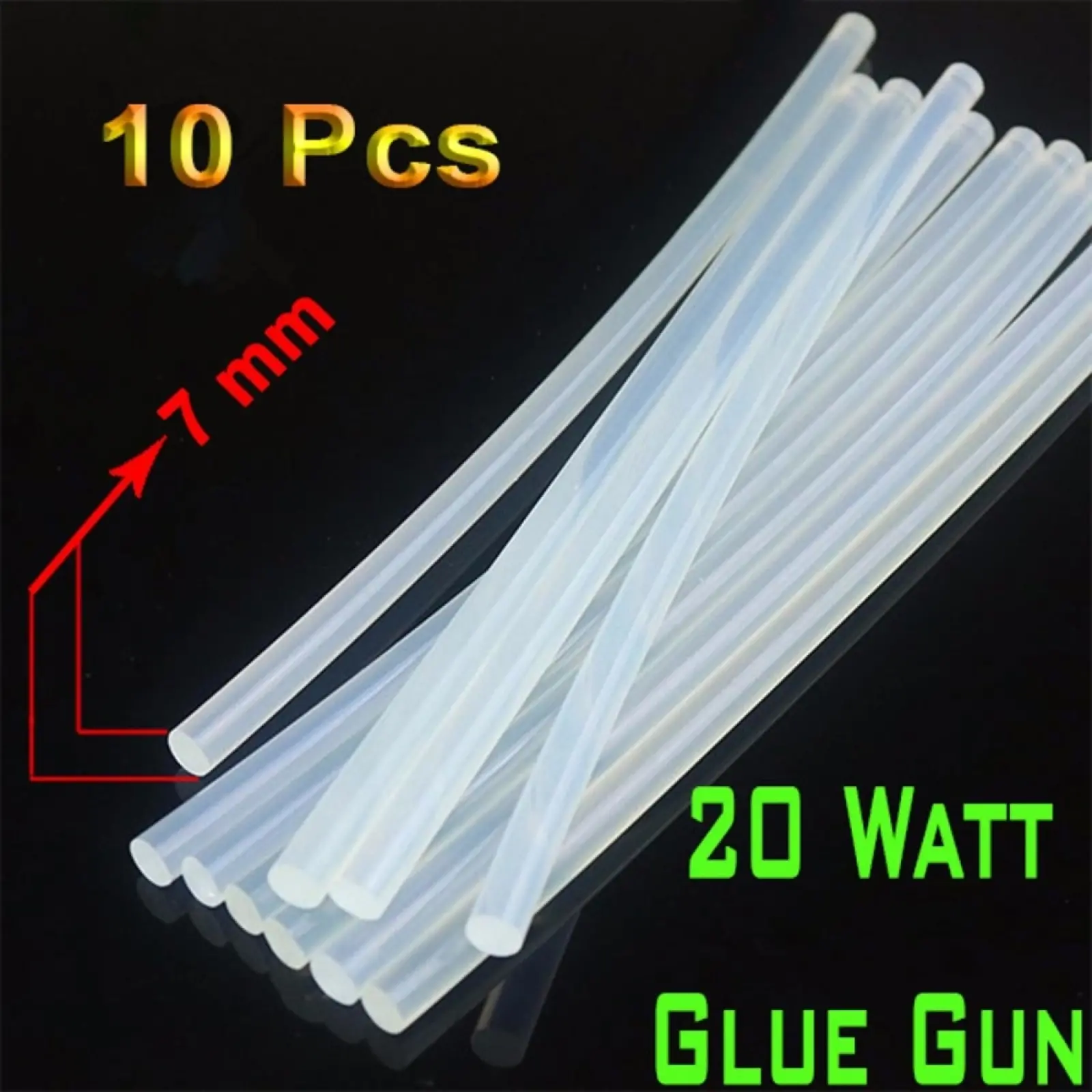 10 Pcs Hot Melt Glue Gun Stick Set High Quality Clear Hot Melt Small ...