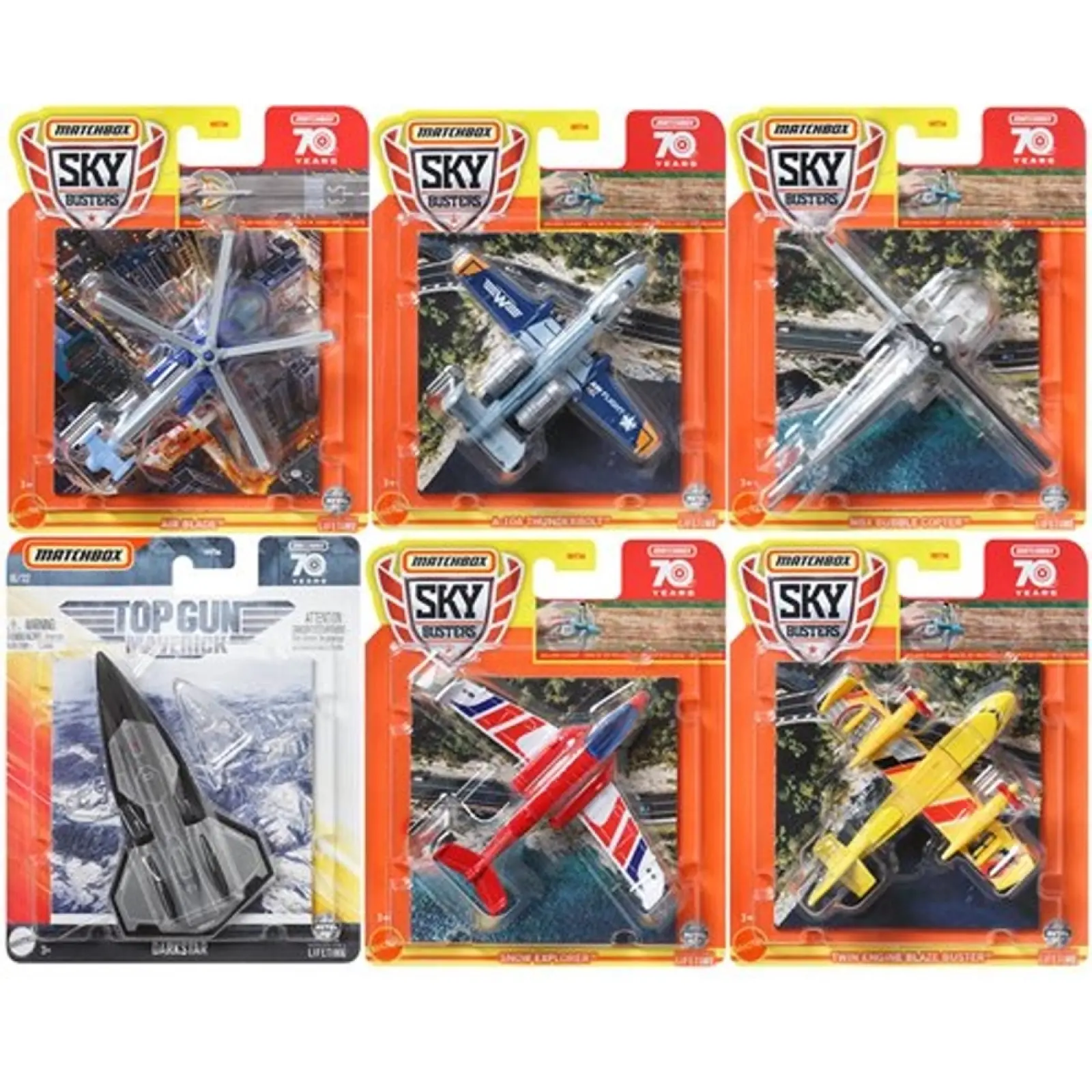 Matchbox HHT34 Sky Busters Planes and Helicopters