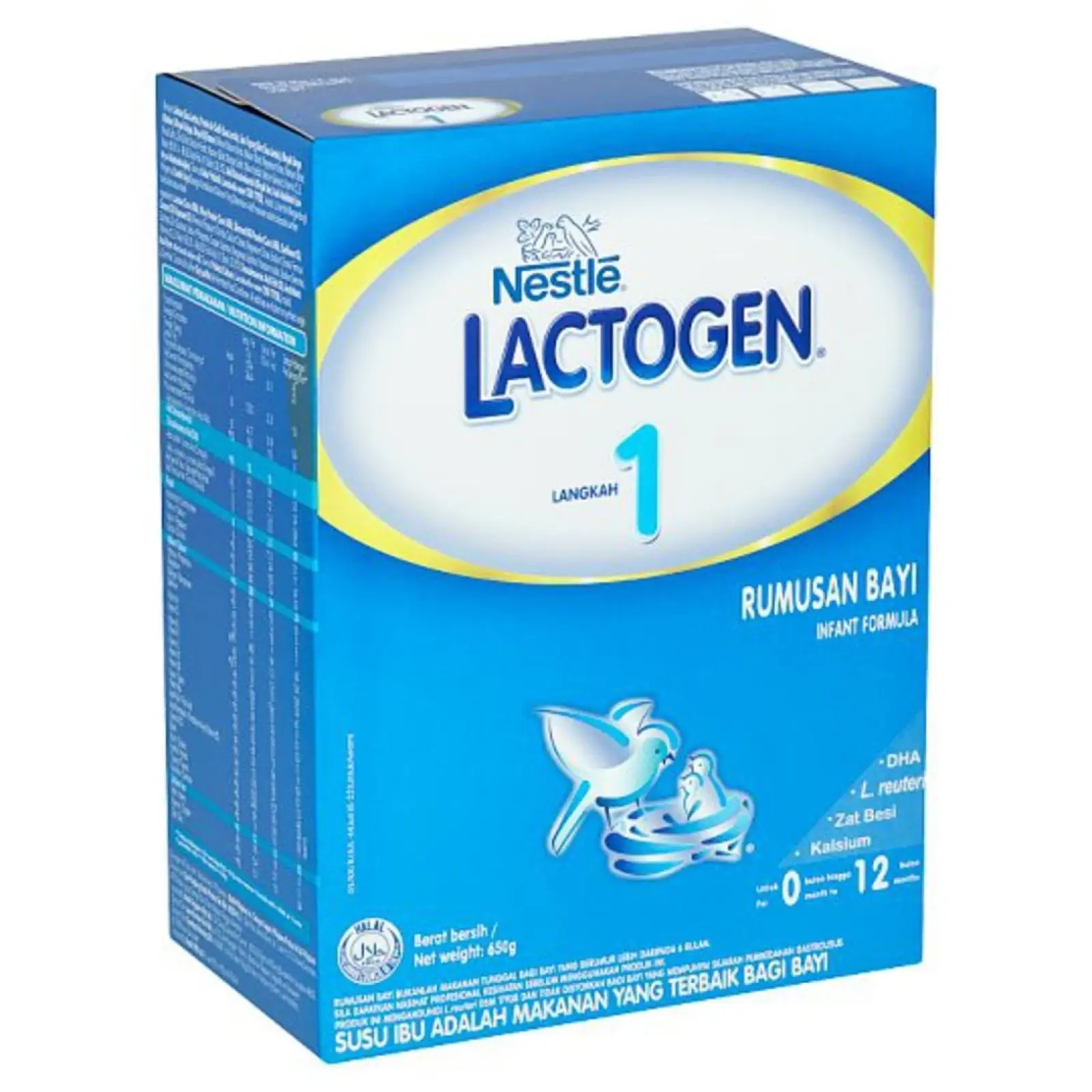 NESTLE_LACTOGEN 1, Starter 0-6 Months Infant Formula Milk Powder Box 650gm