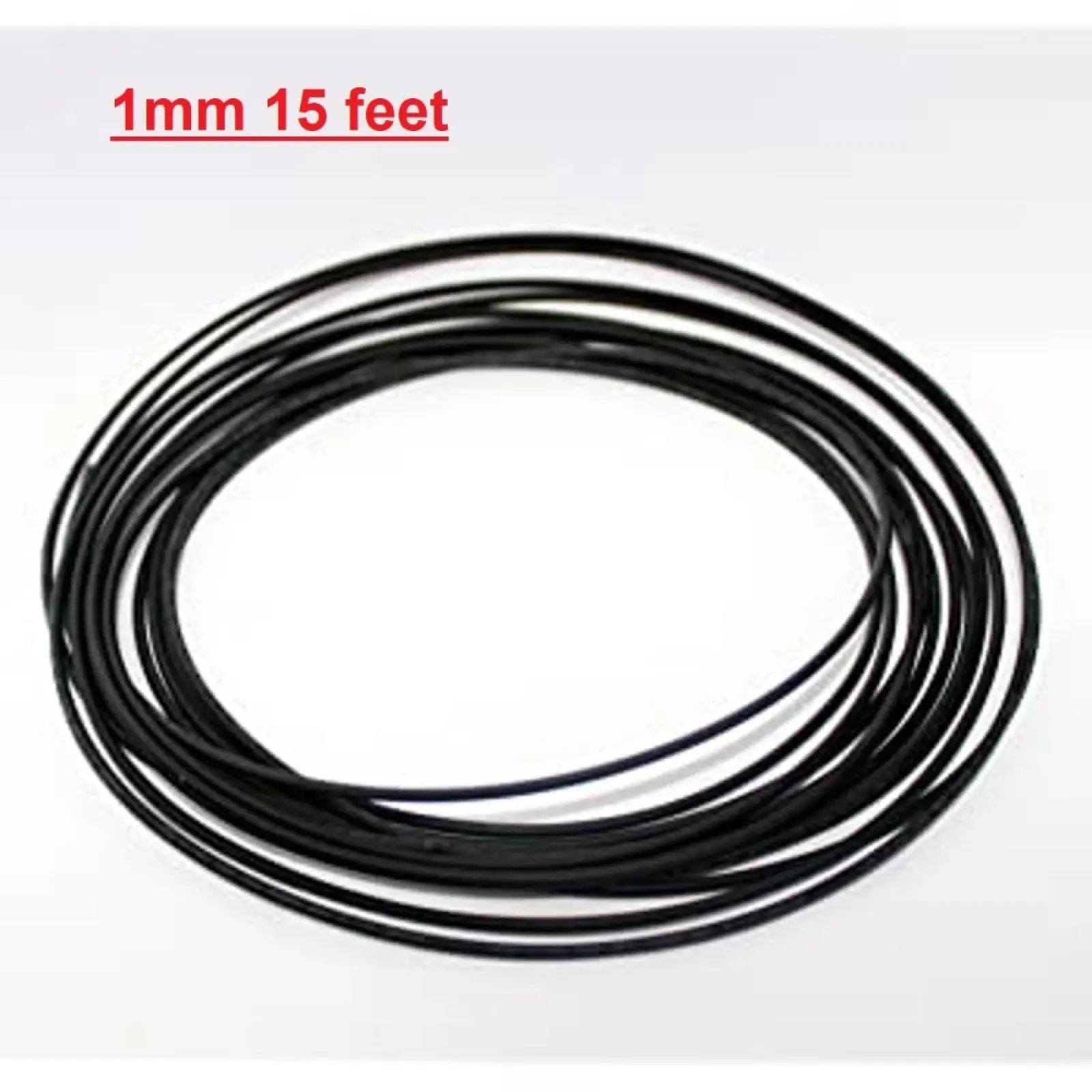 Heat Shrink electric cabcle - 1mm Dia, Black, 15 feet