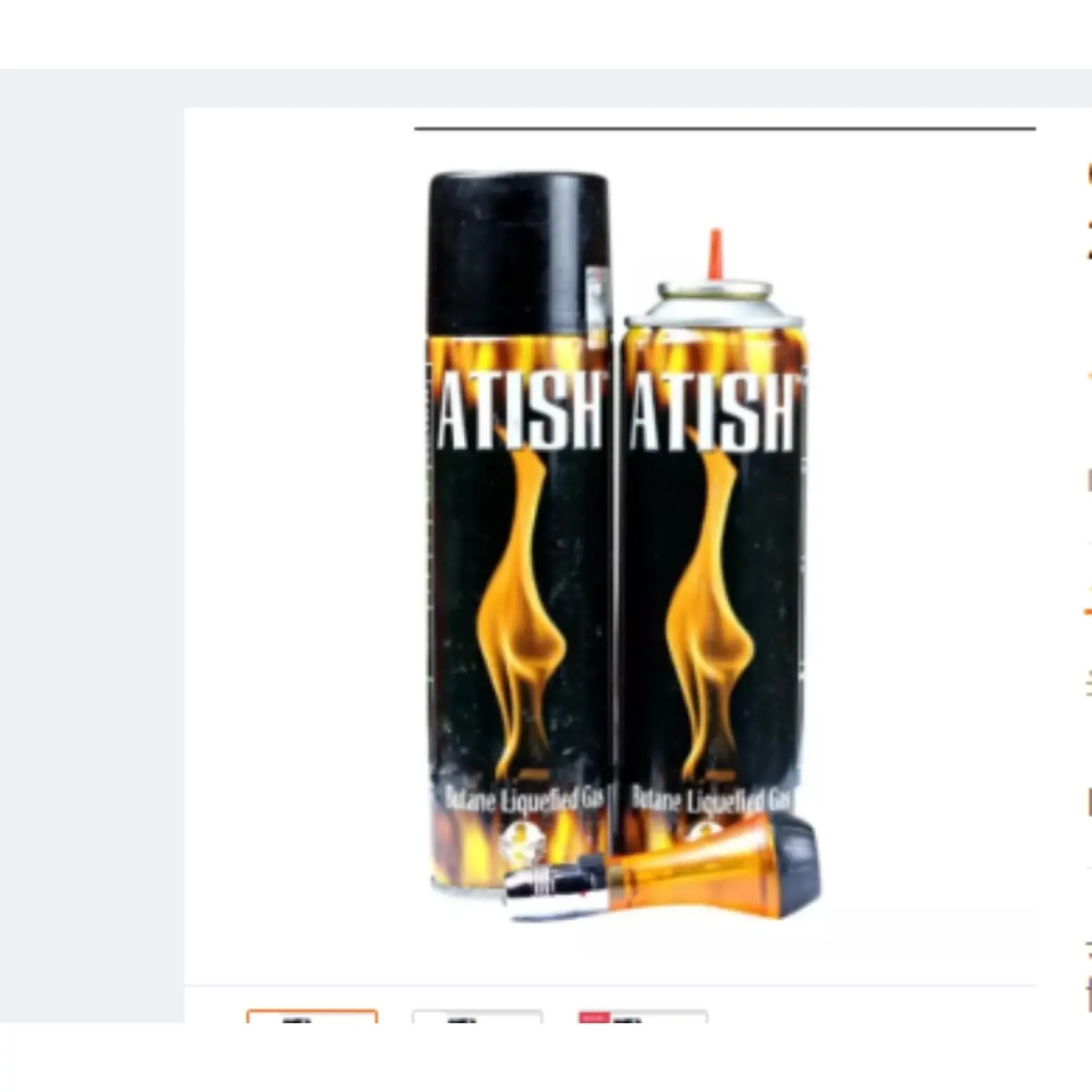 Gas Refiller/Atish GAS Lighter Refiller 250ml/Butane Gas Lighter ...