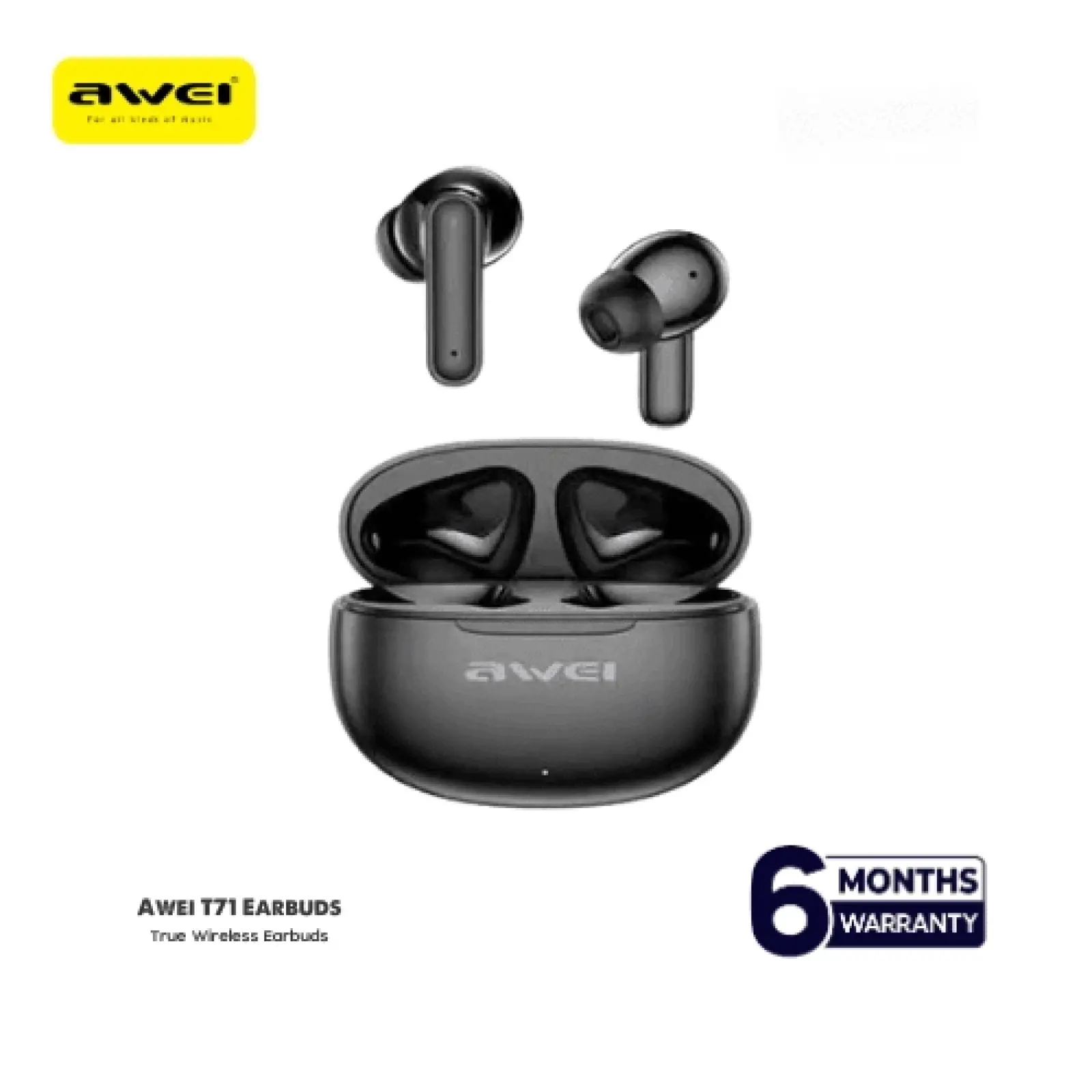Awei T71 TWS Earbuds Bluetooth V5.3 Earphones