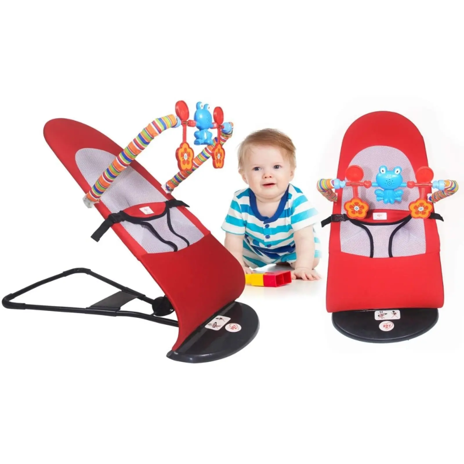 Baby Bouncer Chair for Enjoyment - Red