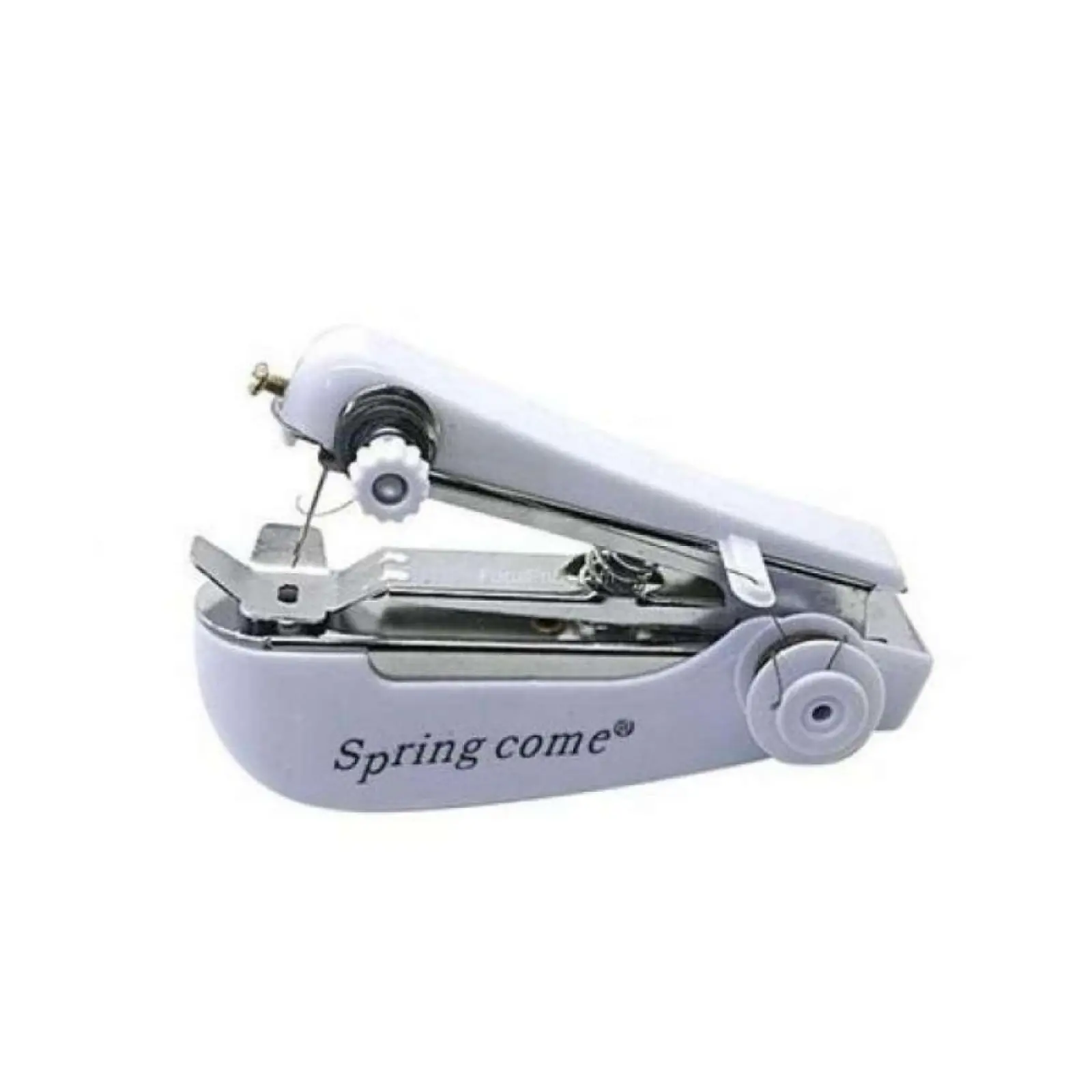 Mini Handheld Sewing Machine - White
