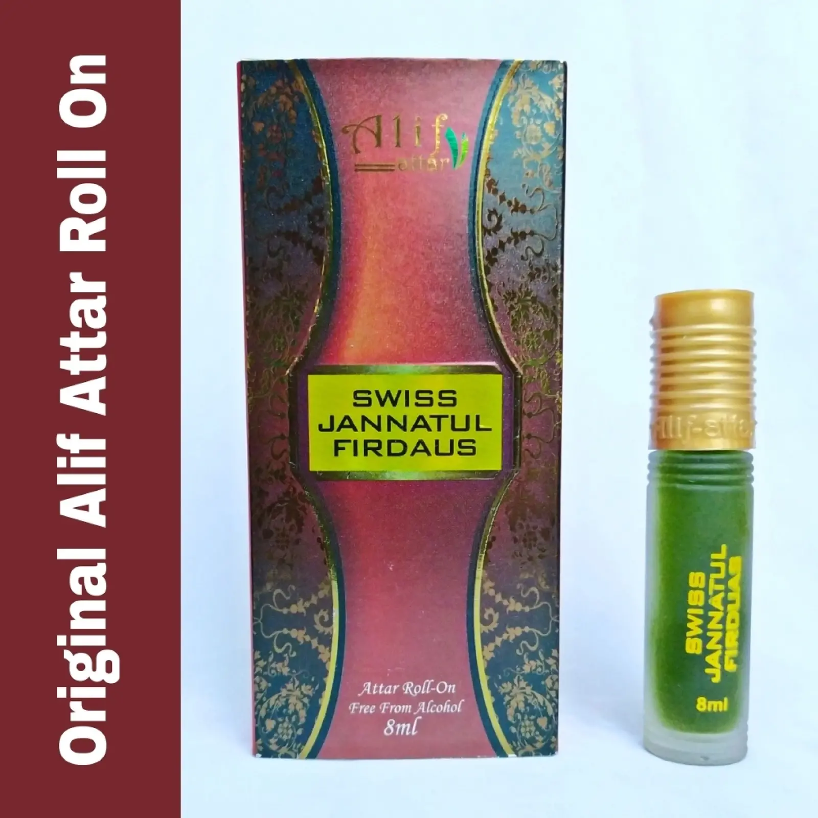 Alif Swiss Jannatul Firduas Attar Long Lasting Ferdaus Roll On Ator Non ...