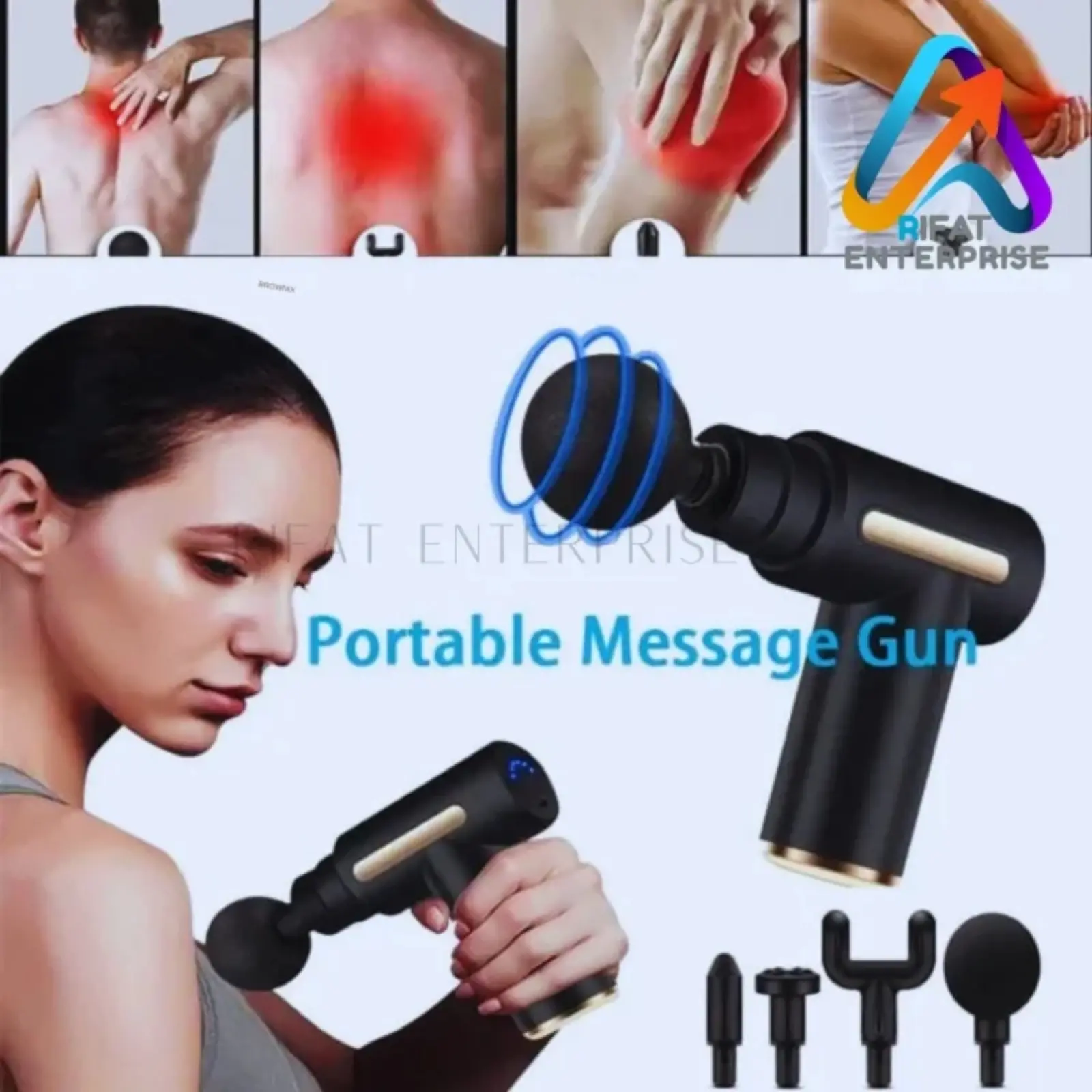 Body massage gun,Electric Vibration Body muscle massager Fascial Gun ...