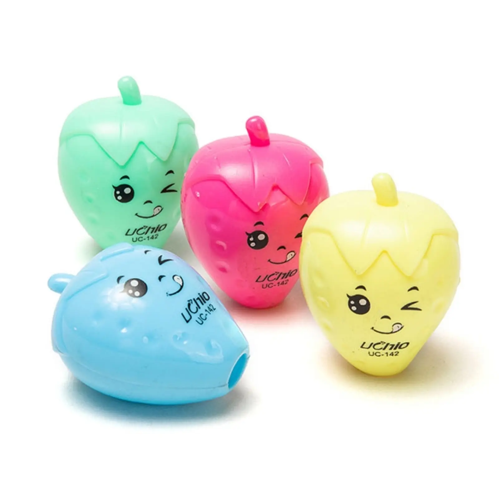 Strawberry Kindergarten Cartoon Single Hole Pencil Sharpener / Pencil ...
