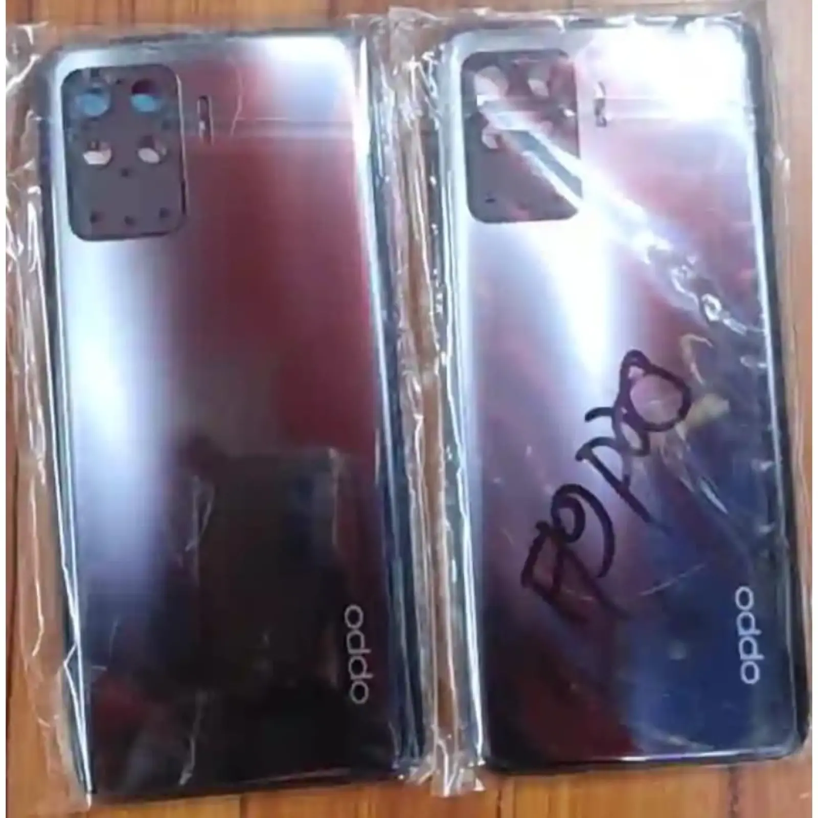 Replacement Backshell and Battery Back Door Glass Panel for Oppo F19 ...