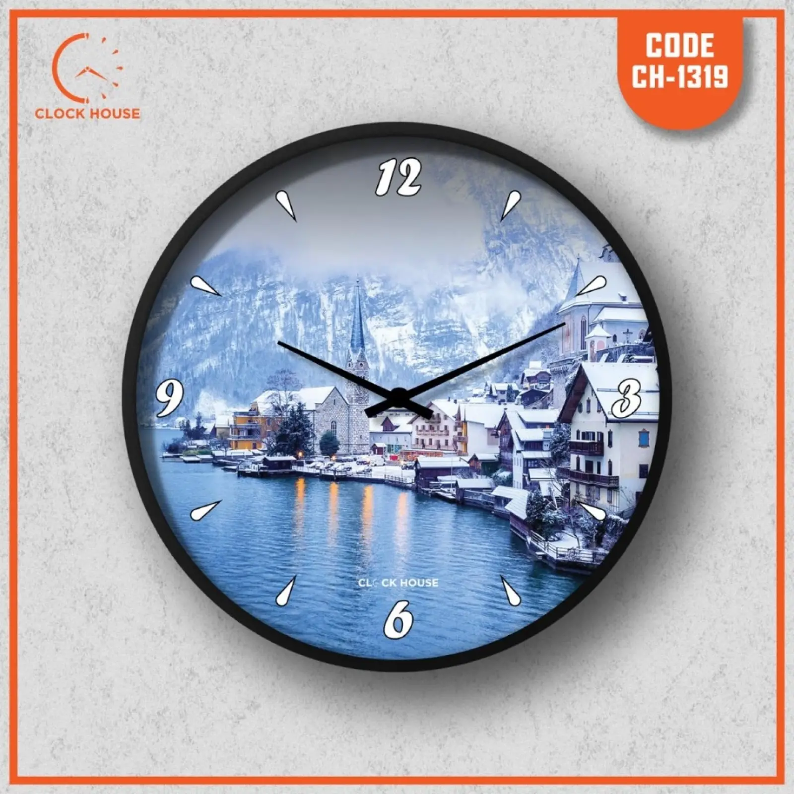 Clock House BD Artistic Wall Clock Multicolor