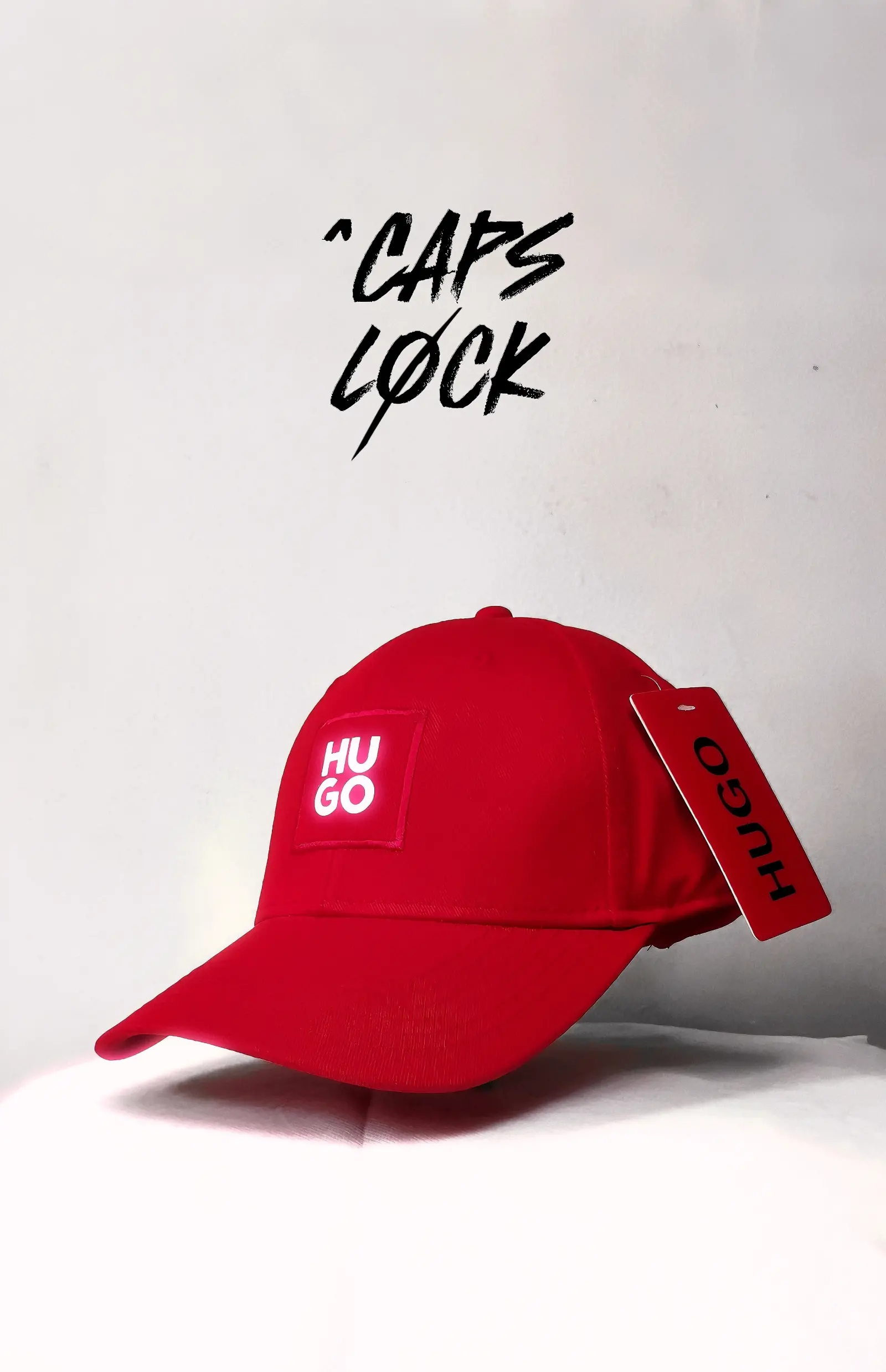 Royal Red Hugo cap Limited Edition [ CAPSLOCK ]
