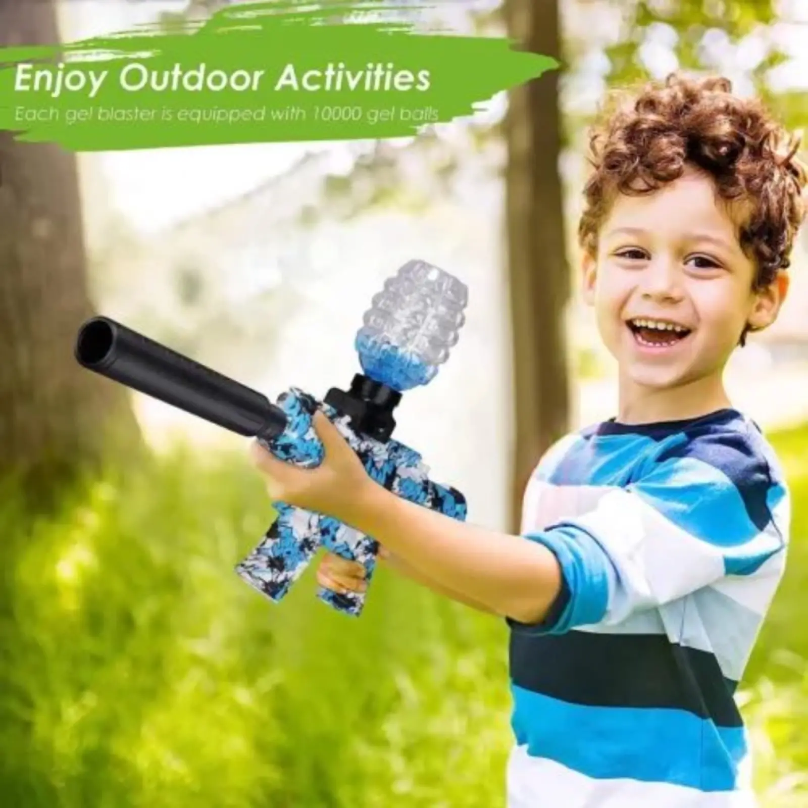 Shooting M416 Electric Gel Ball Blaster, Electric Toy Gun W/1000 Water ...