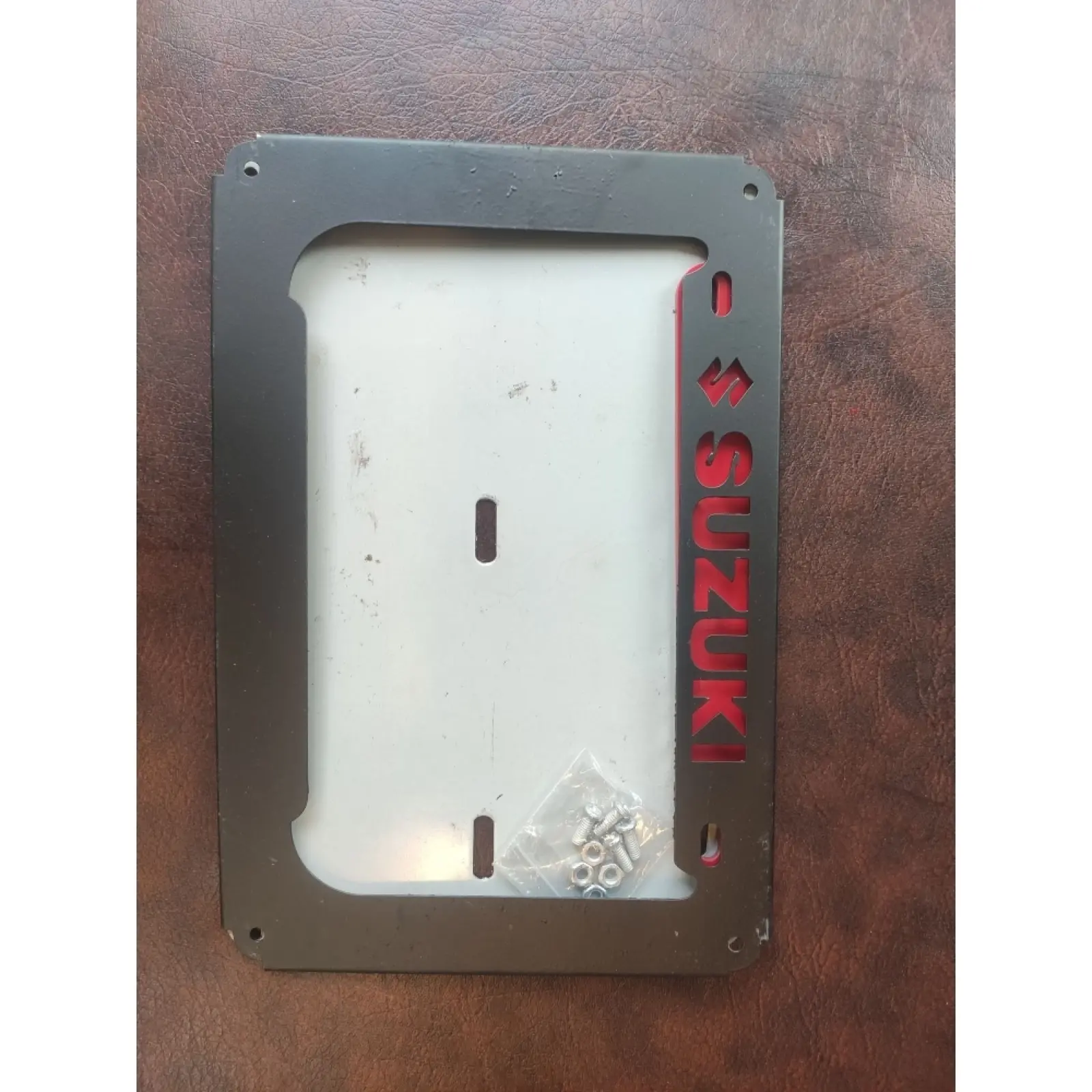 Suzuki Digital Number Plate Cover Metal