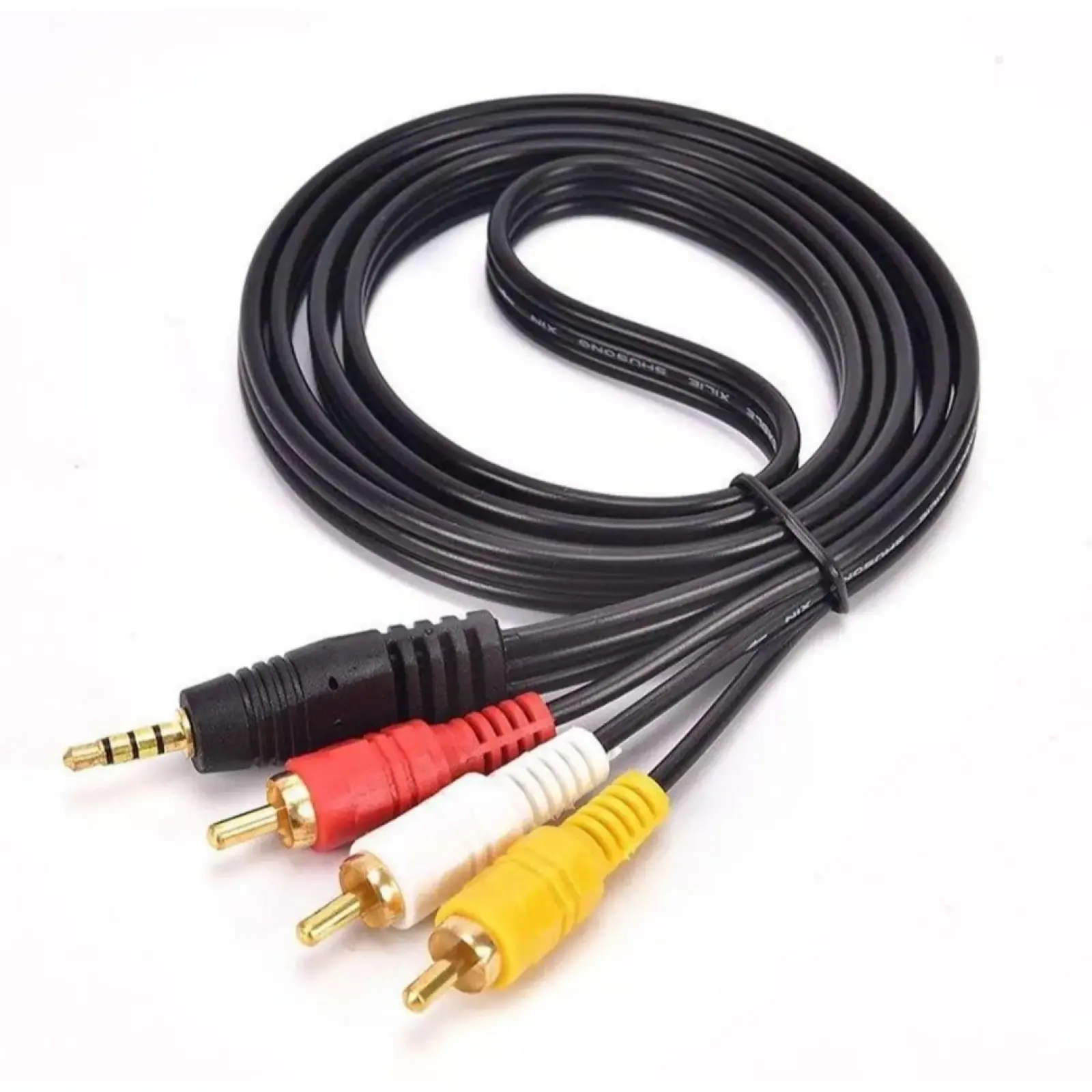 AKASH DTH AV Cable - Akash digital TV AV Cable - CRT TV - 3 in 1