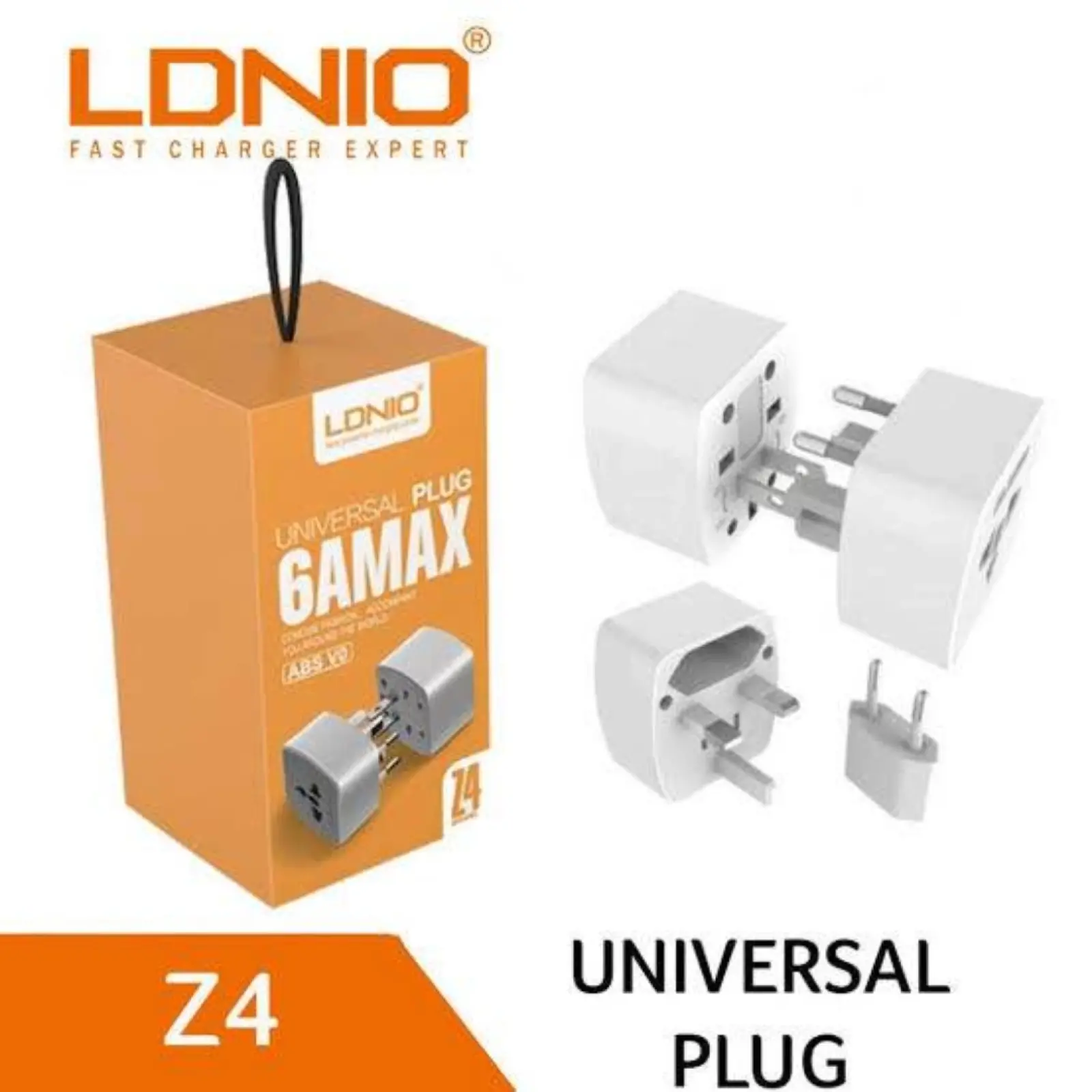 LDNIO Z4 Universal Plug 6A Max (ABS V0)
