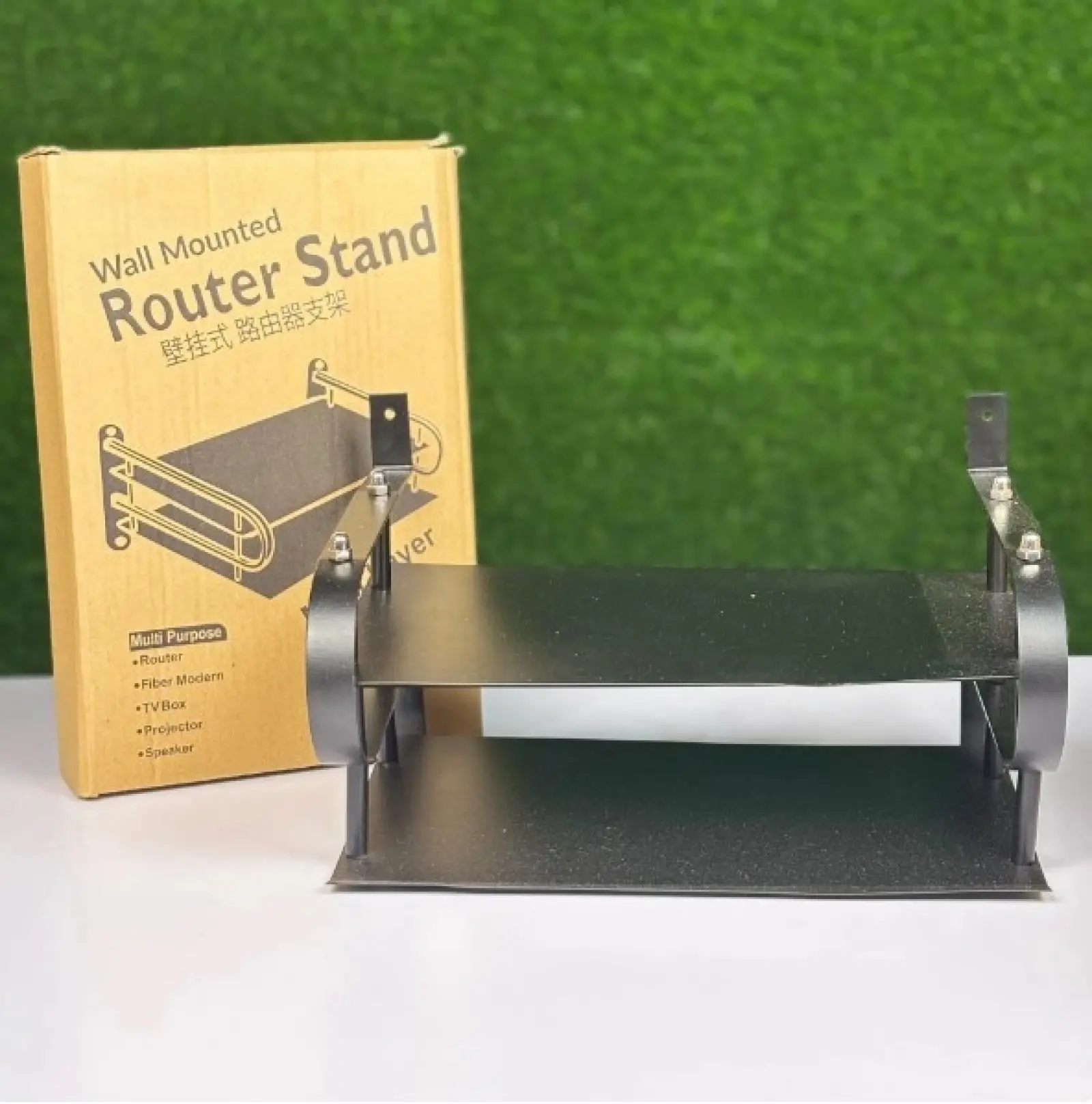 Multi Layer Installable Wall Mounted Router Stand