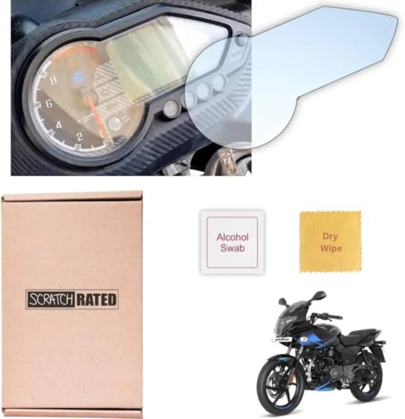 Bajaj pulsar meter screen protector