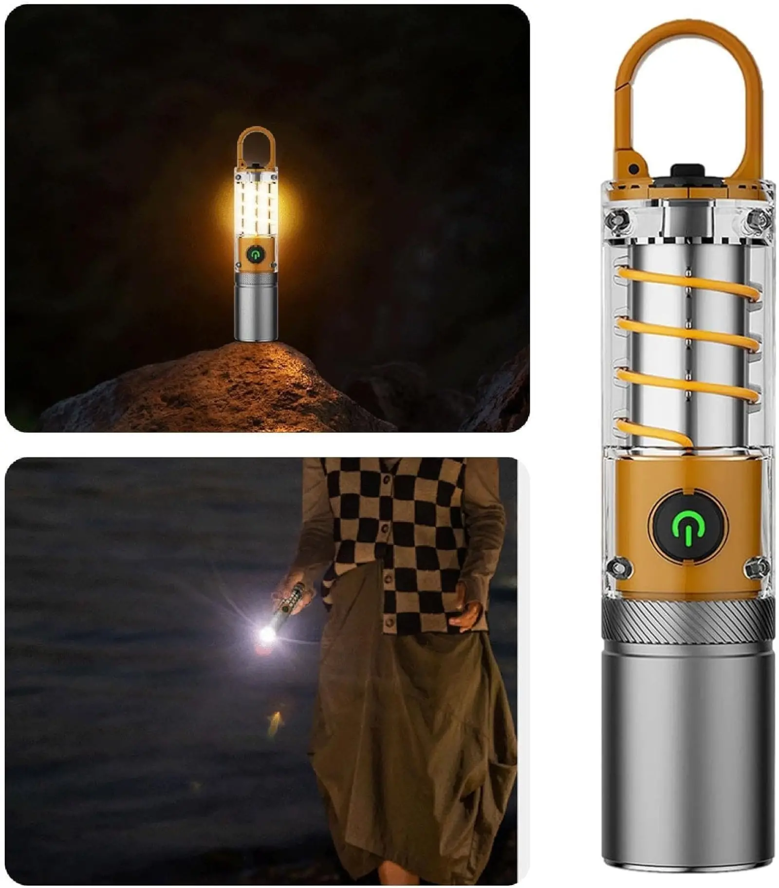 Portable X10 Rechargeable LED Camping Flashlight – Atmosphere Breathing ...